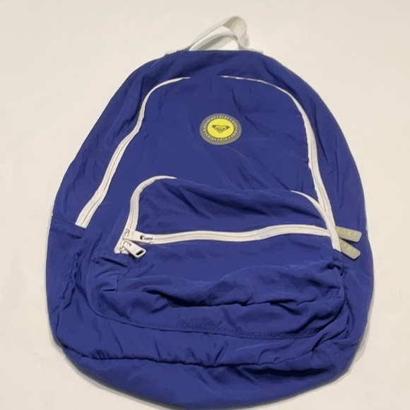 Roxy | Bags | Roxy Royal Blue Fabric Backpack | Poshmark